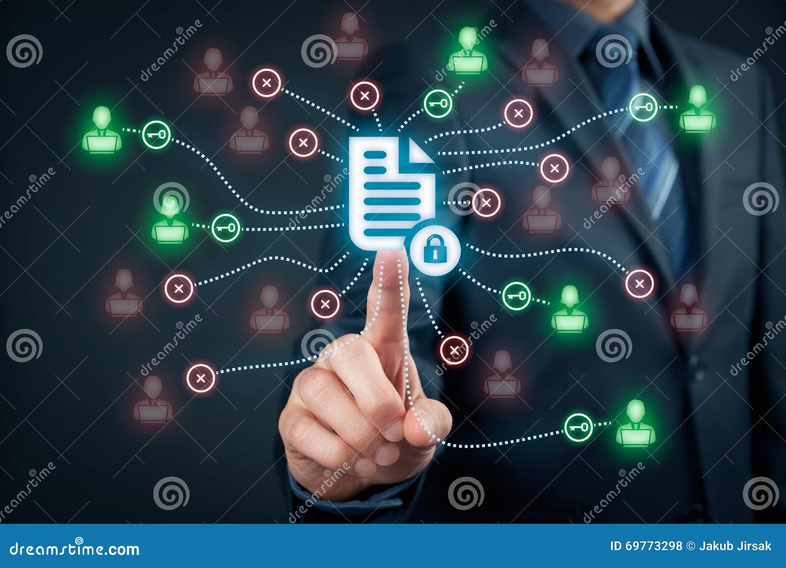 Data Management and Privacy Stock Photo - Image of corporate, blue ...