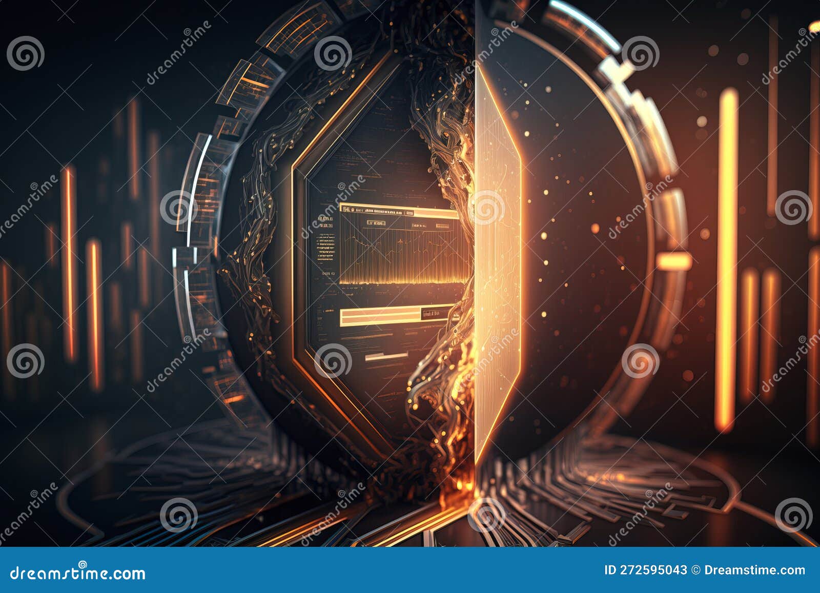 Data Management System, Digital Technology, Software Development Concept. Generative AI Stock ...