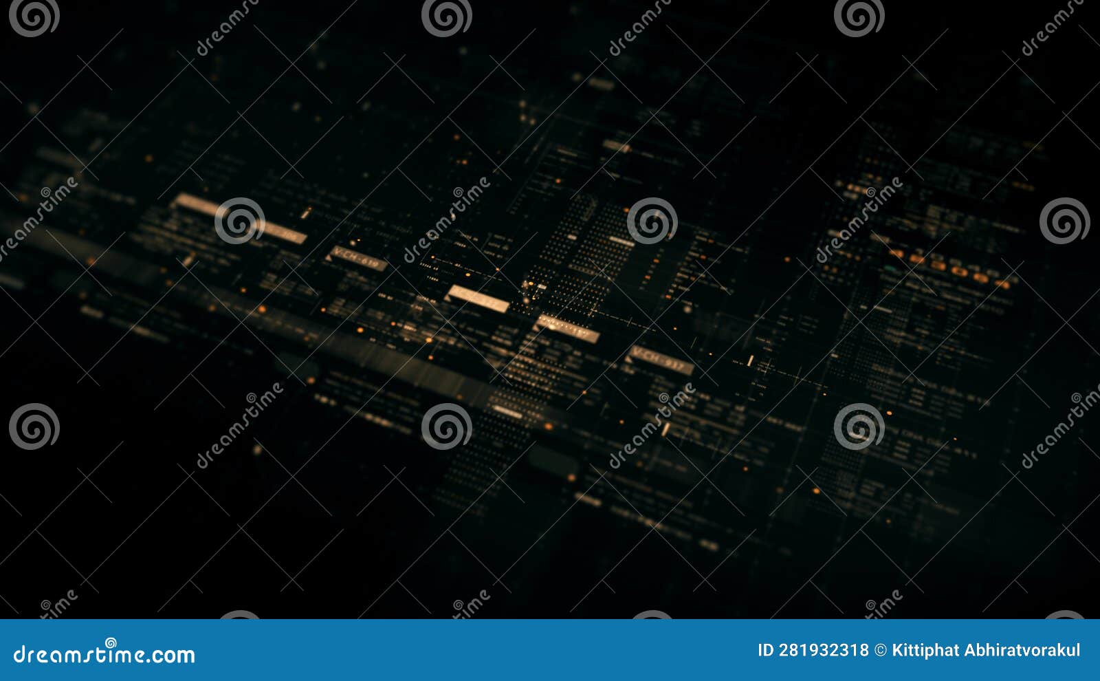Data Matrix Nexus Advanced Simulation UI Background Stock Photo - Image ...