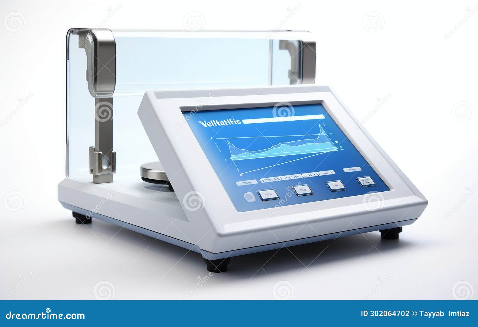 Vital Metric Analyzer Isolated On Transparent Background. Stock ...