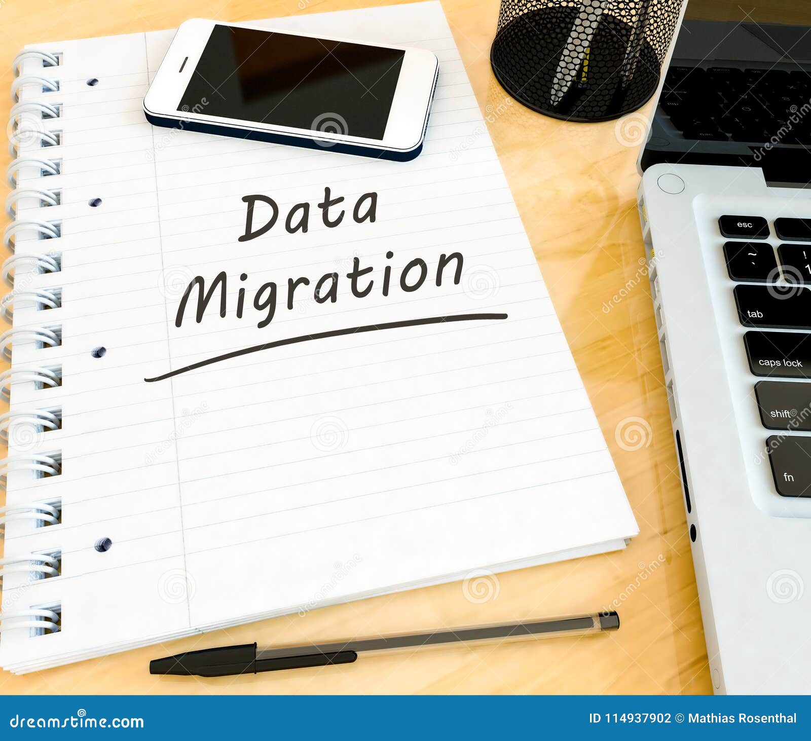 Data Migration stock illustration. Illustration of processing - 114937902