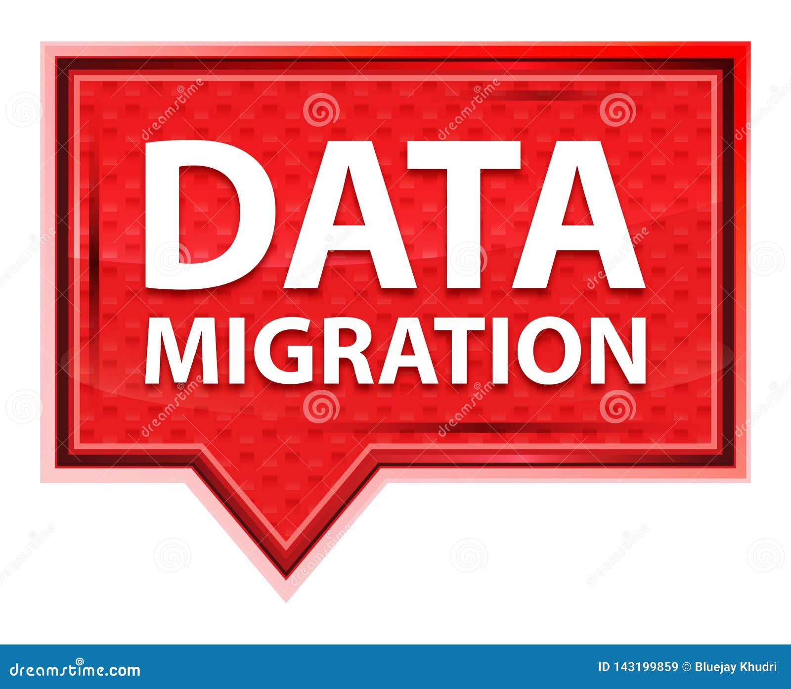 Data Migration Misty Rose Pink Banner Button Stock Illustration ...