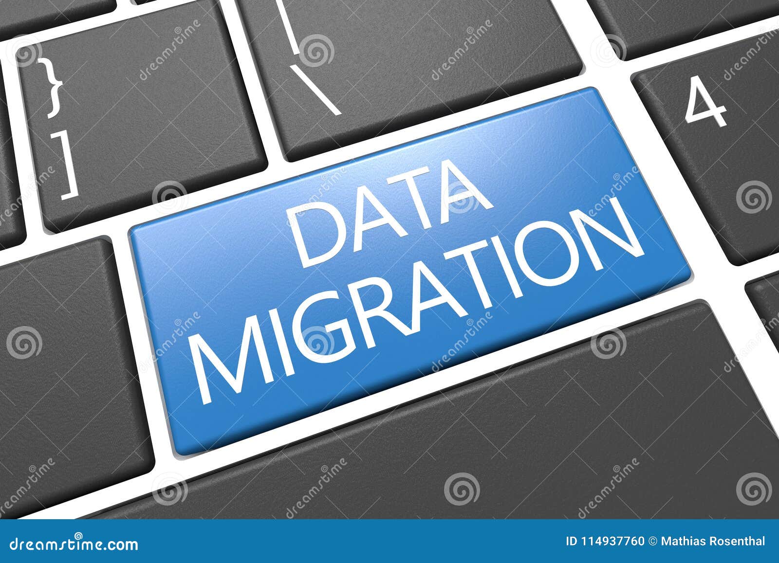 Data Migration stock illustration. Illustration of hardware - 114937760