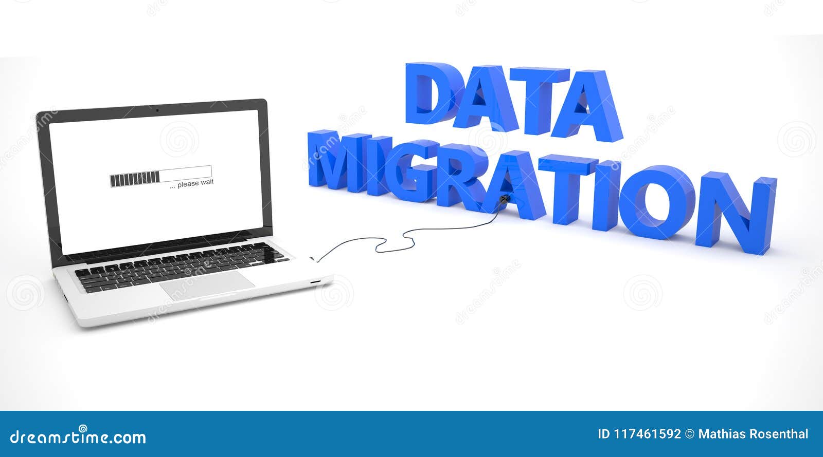 Data Migration stock illustration. Illustration of processing - 117461592