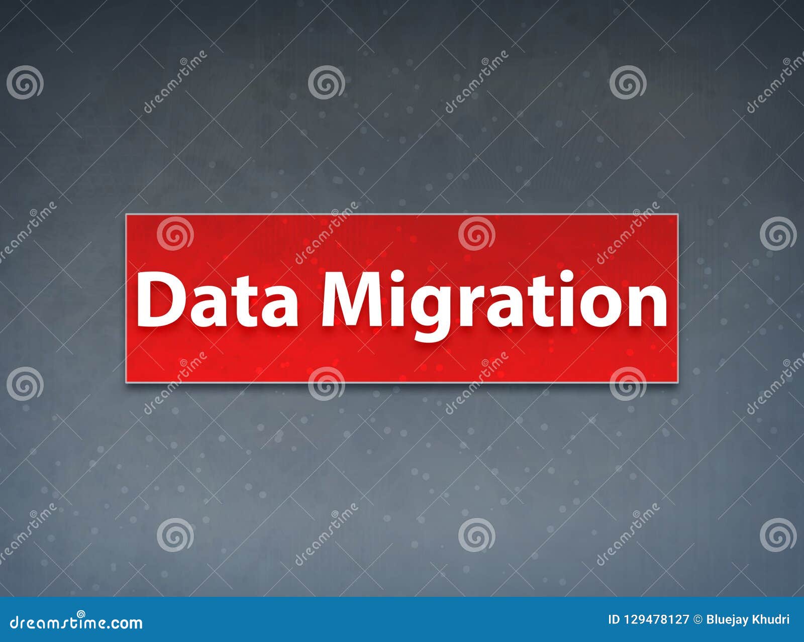 Data Migration Red Banner Abstract Background Stock Illustration ...