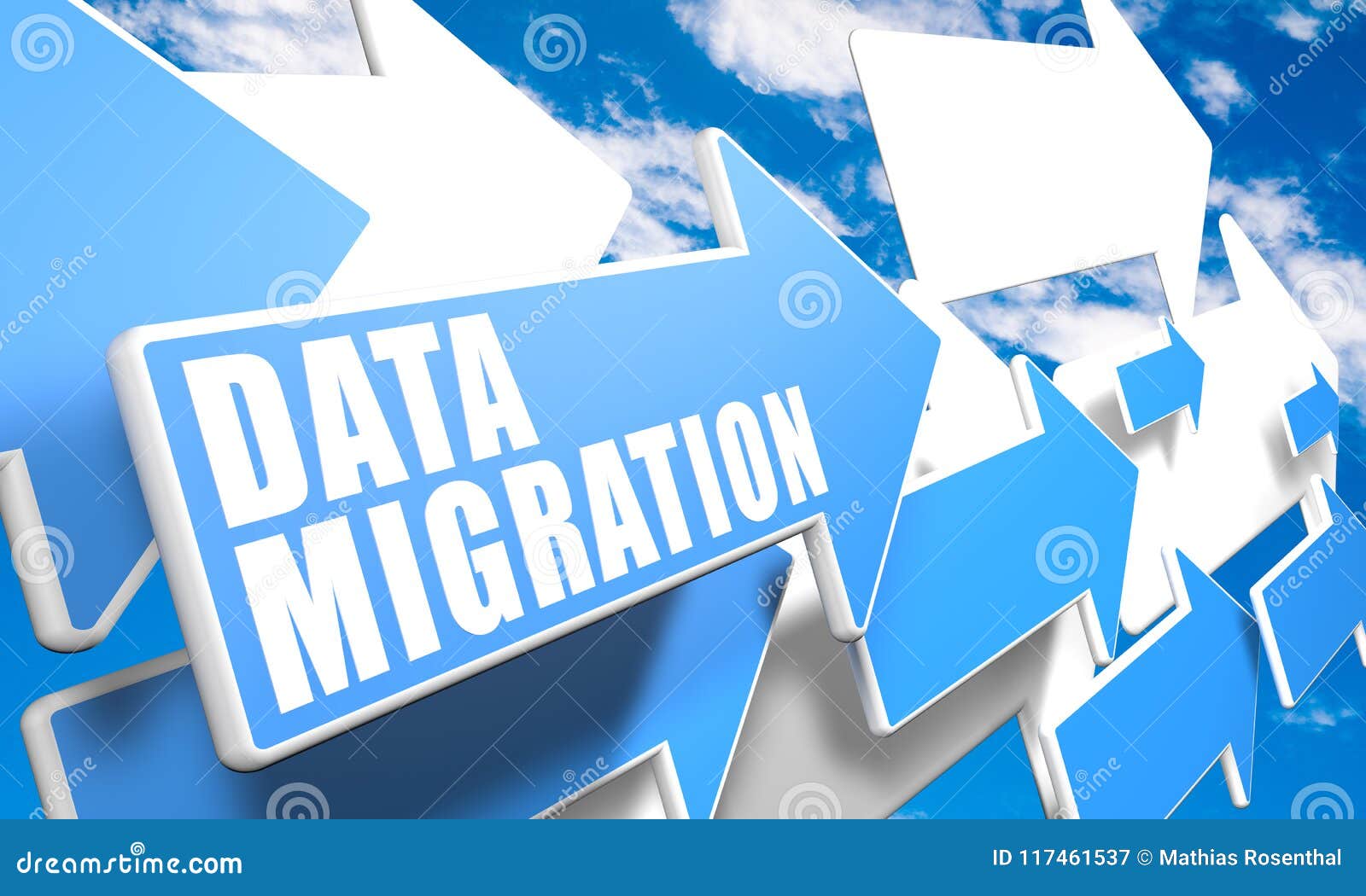 Data Migration stock illustration. Illustration of network - 117461537