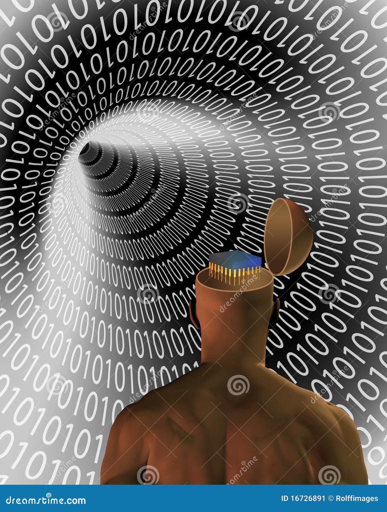 Data mind stock illustration. Illustration of background - 16726891