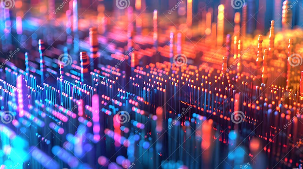 Data Mining Analysis Abstract Visual of Data Extract Stock Illustration ...