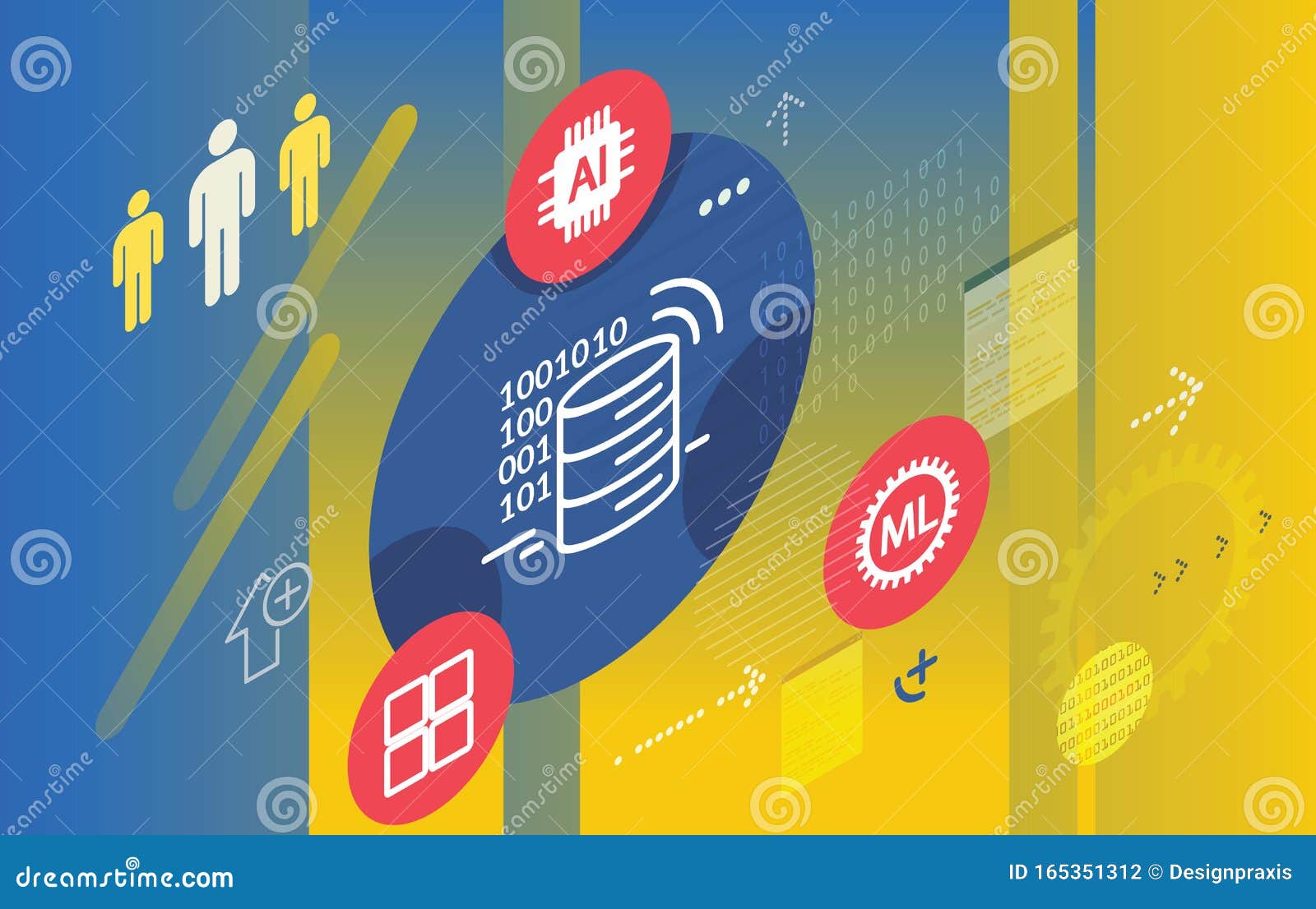 Core Learning Competencies Pyramid Isolated Stock Image | CartoonDealer ...