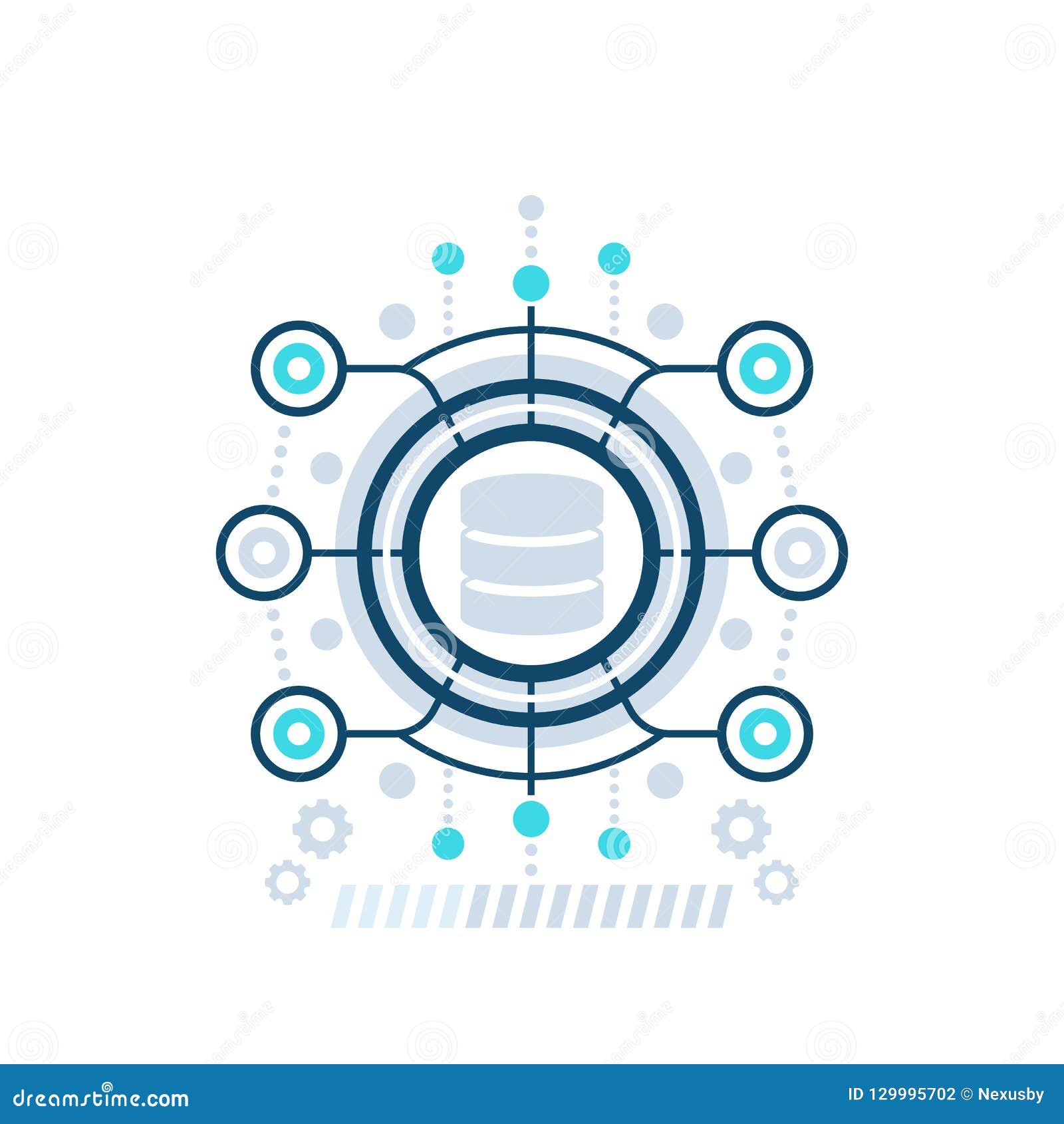 Data Mining and Collecting Vector Illustration Stock Vector ...