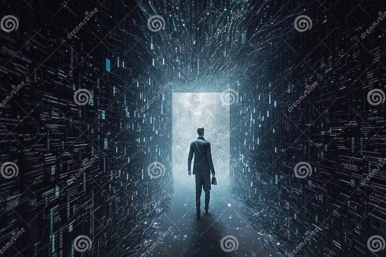 Data Mining Expert, Sifting through Endless Streams of Data To Find Insights and Patterns Stock ...