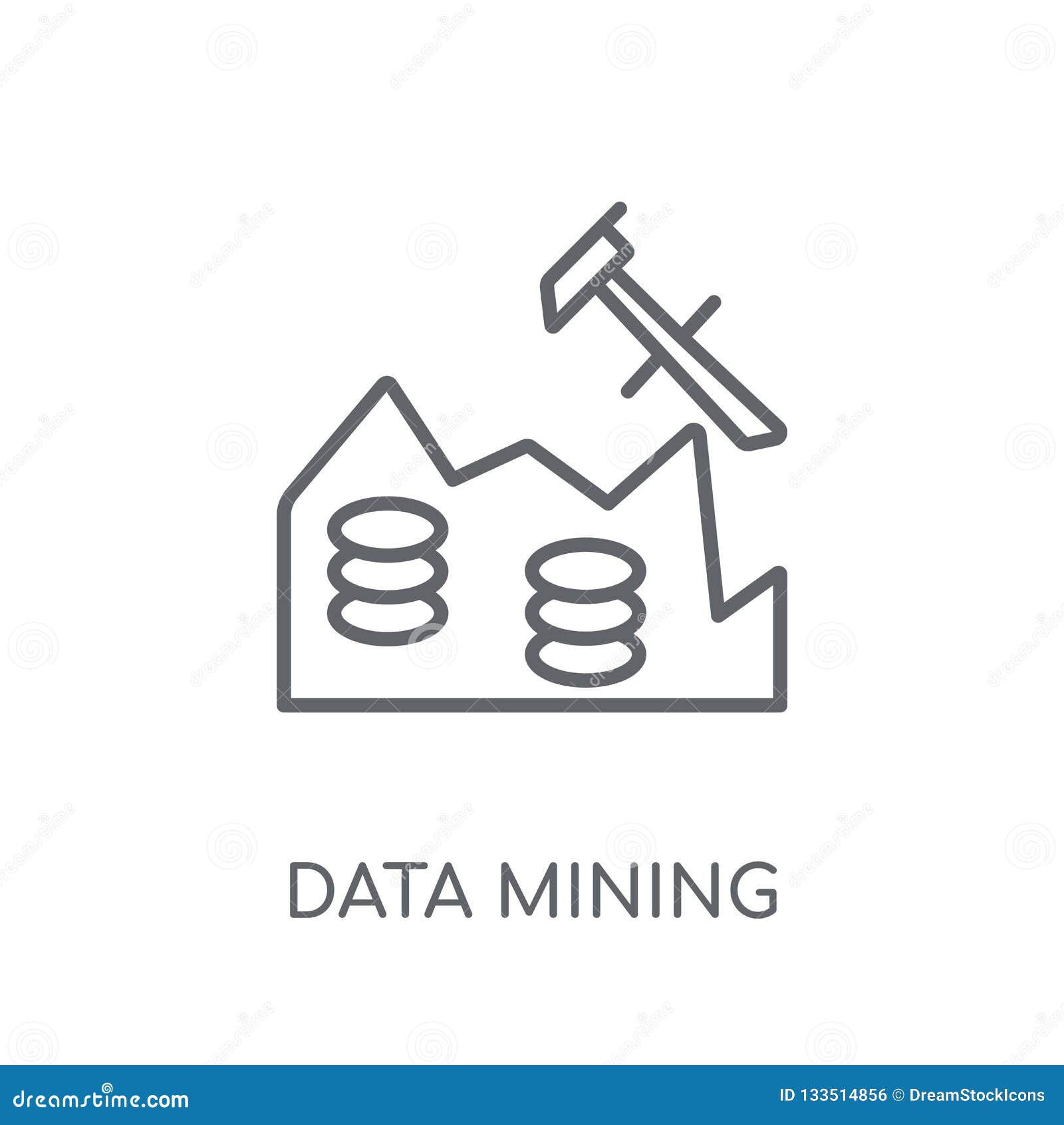 Data Mining Linear Icon. Modern Outline Data Mining Logo Concept Stock ... Data Mining Linear Icon. Modern Outline Data Mining Logo Concept Stock ...
