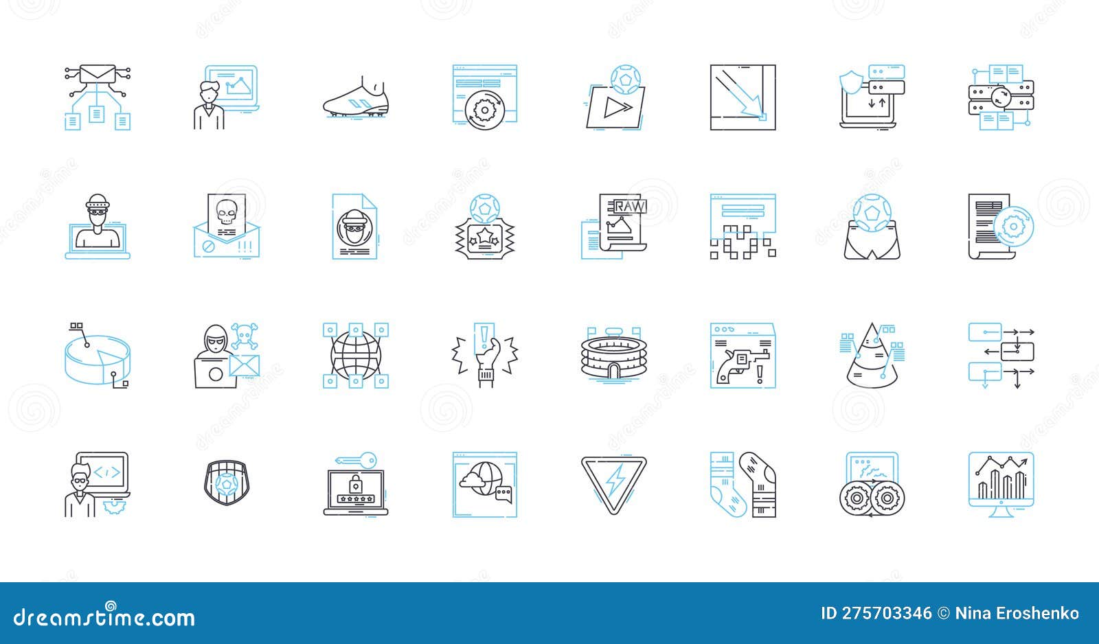 Data Mining Linear Icons Set. Clustering, Association, Regression ... Data Mining Linear Icons Set. Clustering, Association, Regression ...