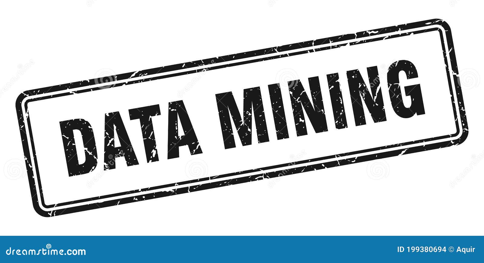 Data mining stamp stock vector. Illustration of insignia - 199380694