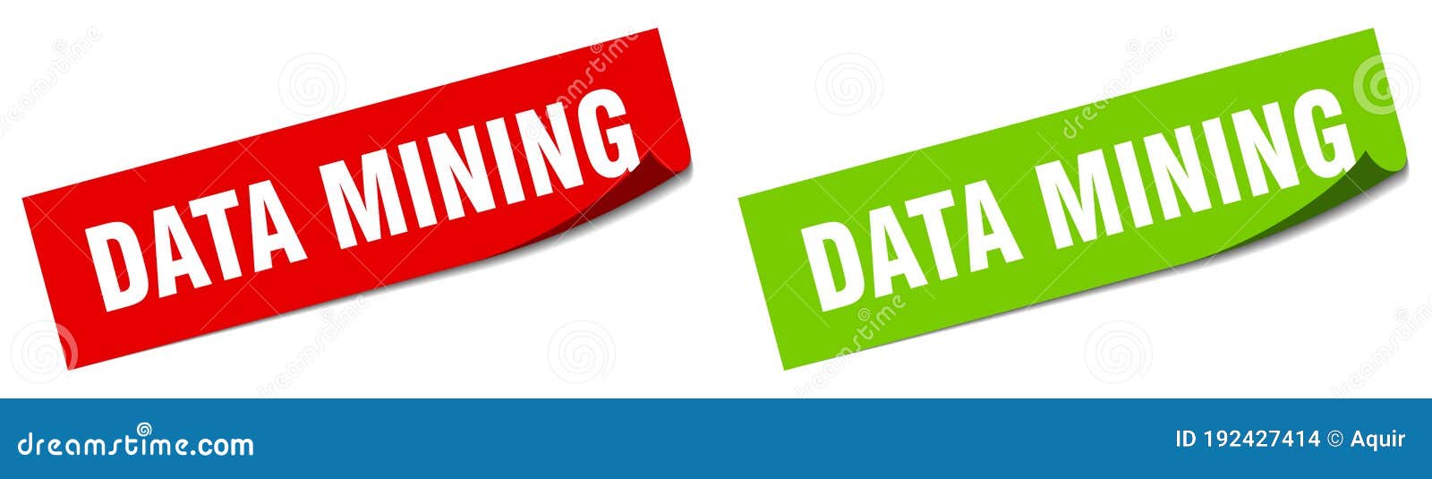 Data Mining Sticker. Data Mining Sign Set Stock Vector - Illustration ...