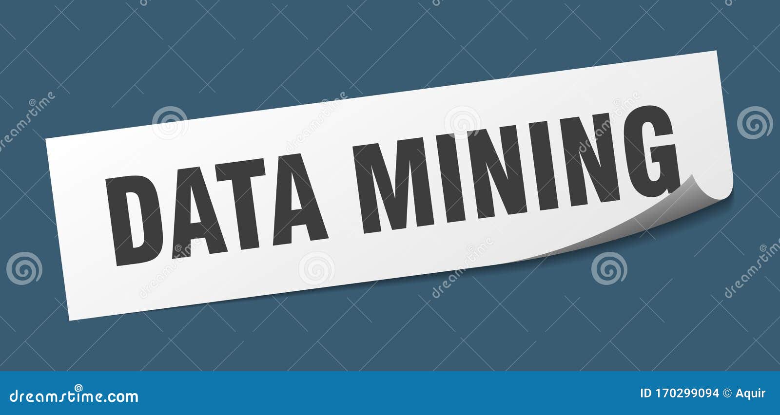 Data Mining Sticker. Data Mining Square Sign Stock Vector ...