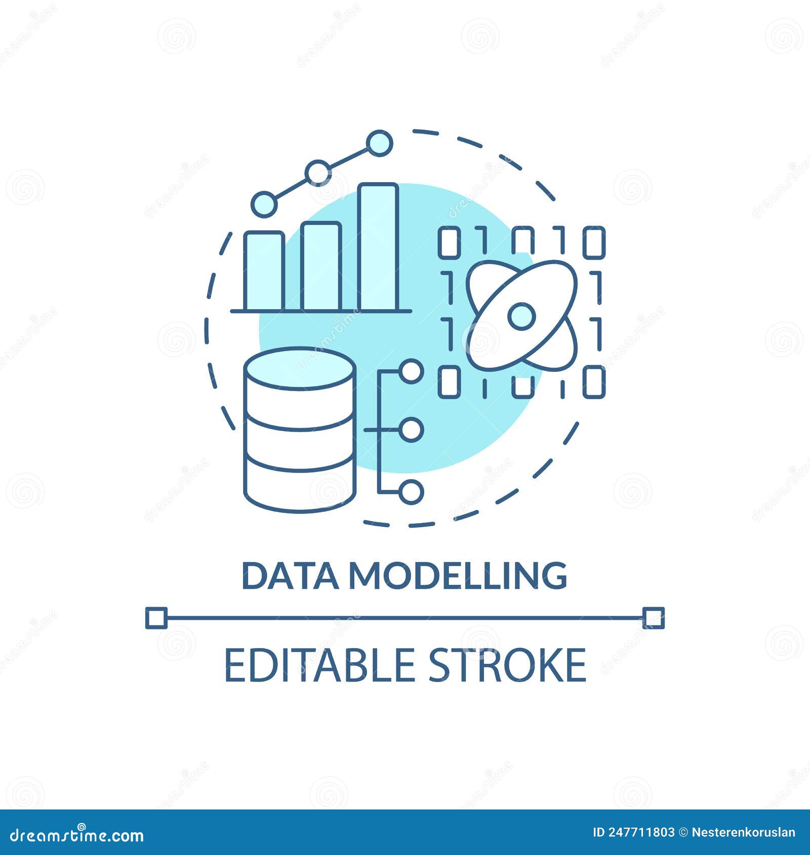 Data Modelling Icon In Trendy Design Style. Data Modelling Icon ... Data Modelling Icon In Trendy Design Style. Data Modelling Icon ...