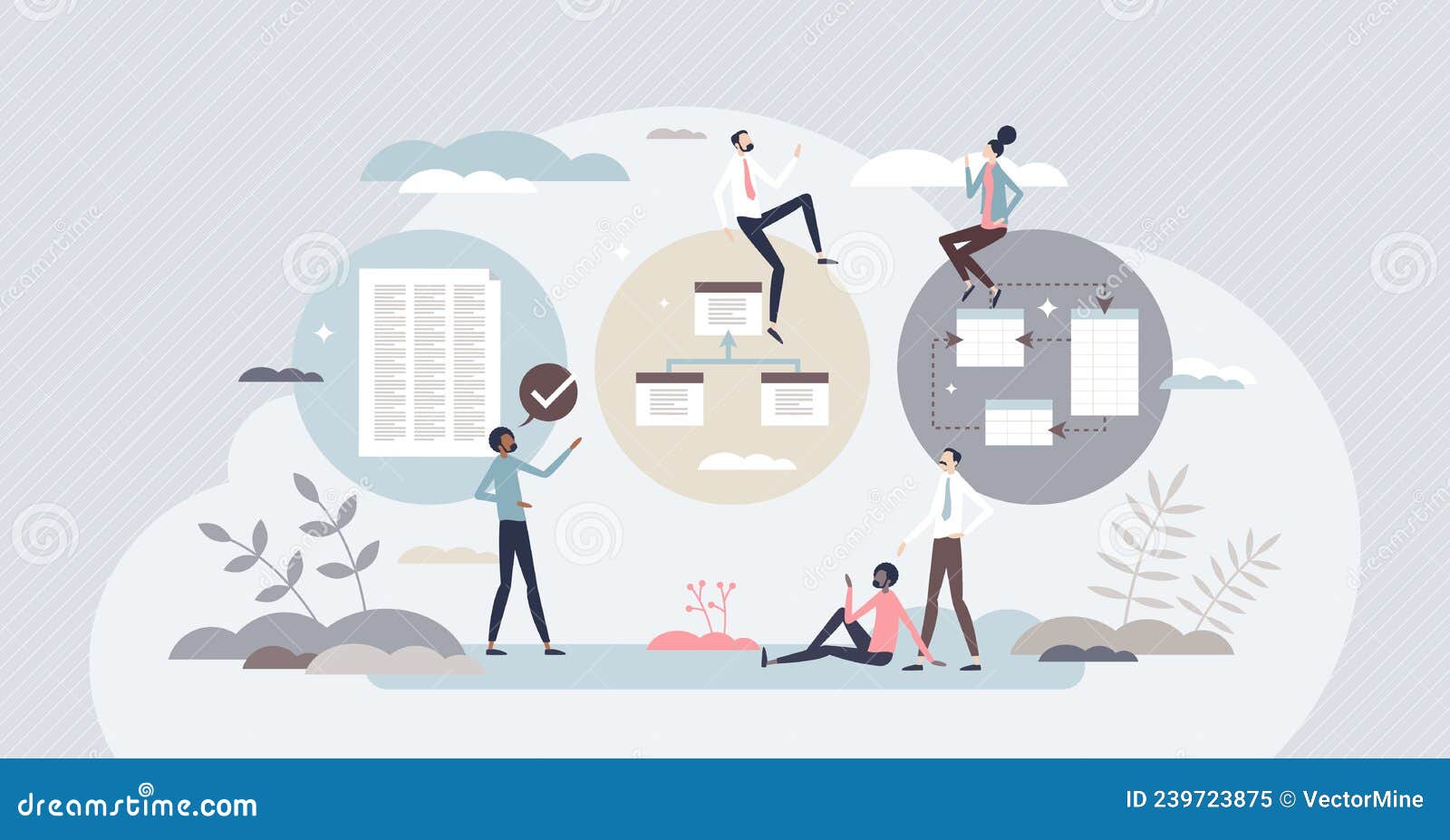 Different Information Stand, Vector Illustration Of A Exhibition Stand ...