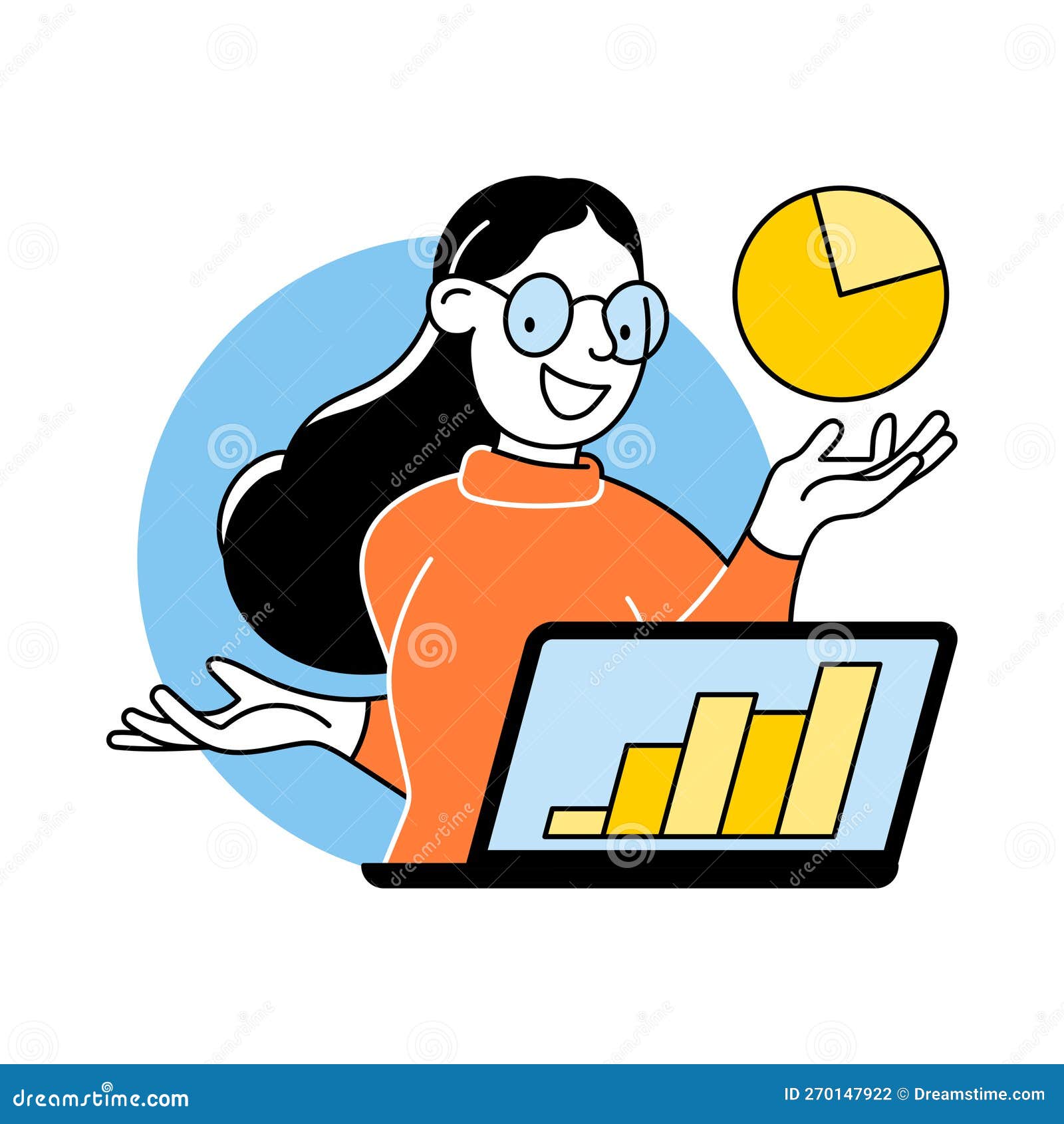 Data Monitoring, Reporting and Analyzing Statistics. Stock Vector ... Data Monitoring, Reporting and Analyzing Statistics. Stock Vector ...