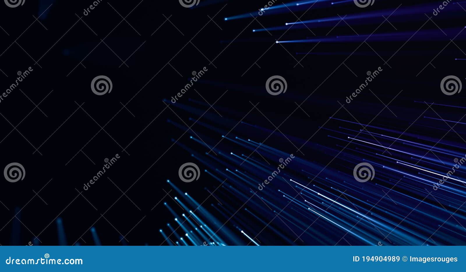 Data Navigation at 5g Speed. Dots Connection. 3d Rendering Stock ...