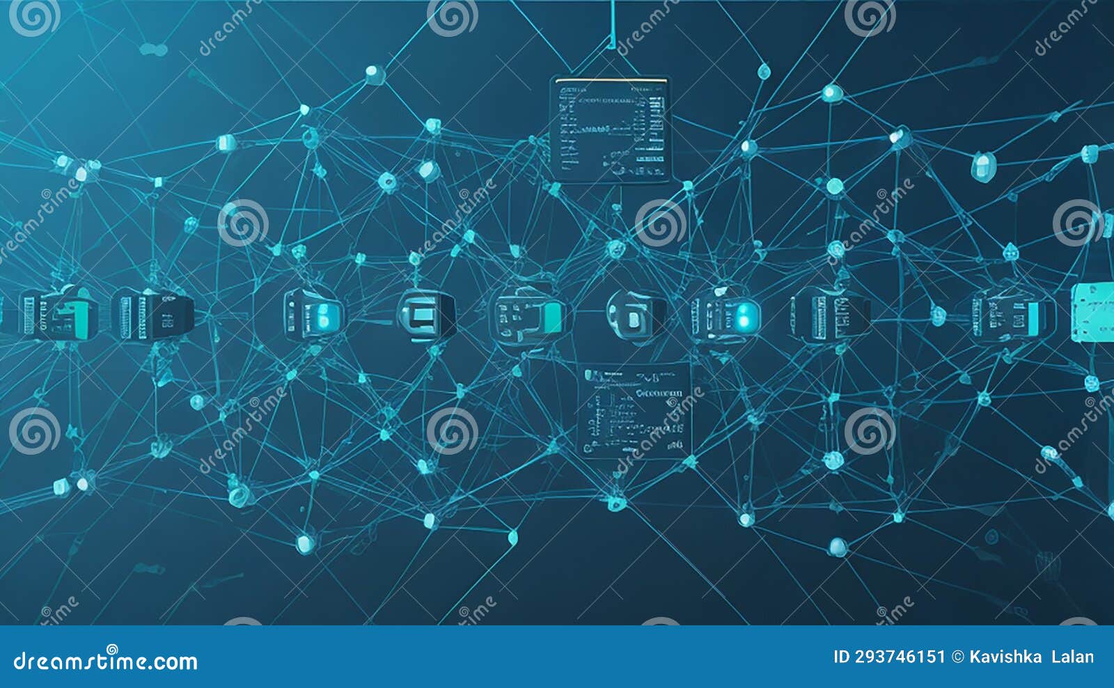 Data Network Background stock illustration. Illustration of ...
