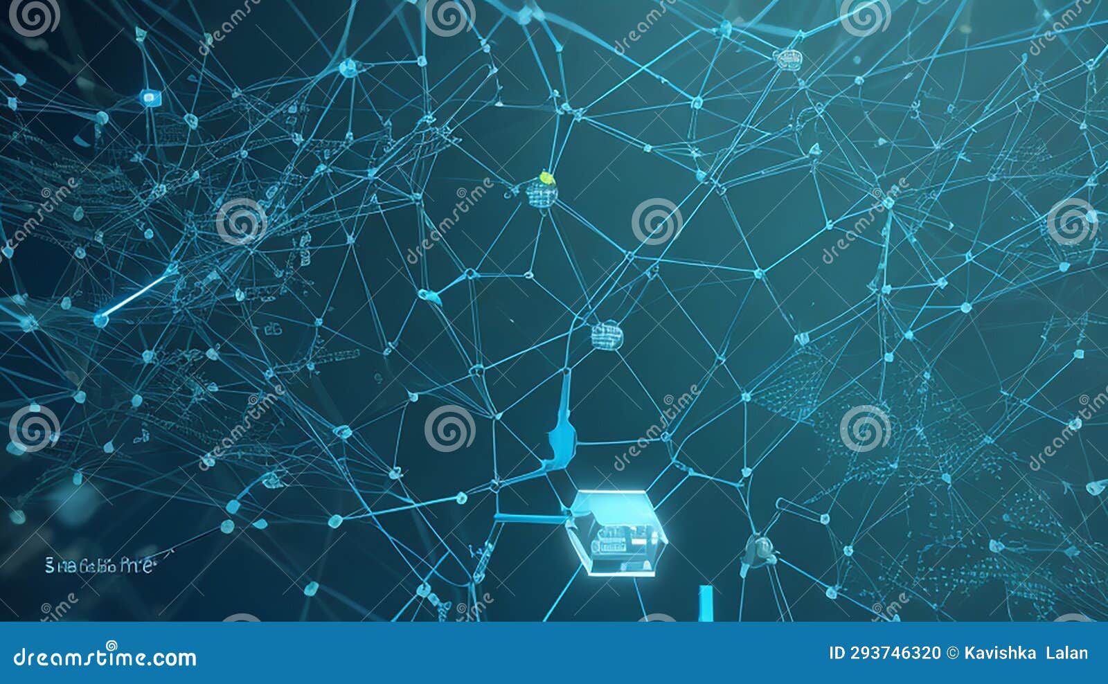 Data Network Background stock illustration. Illustration of advances ...