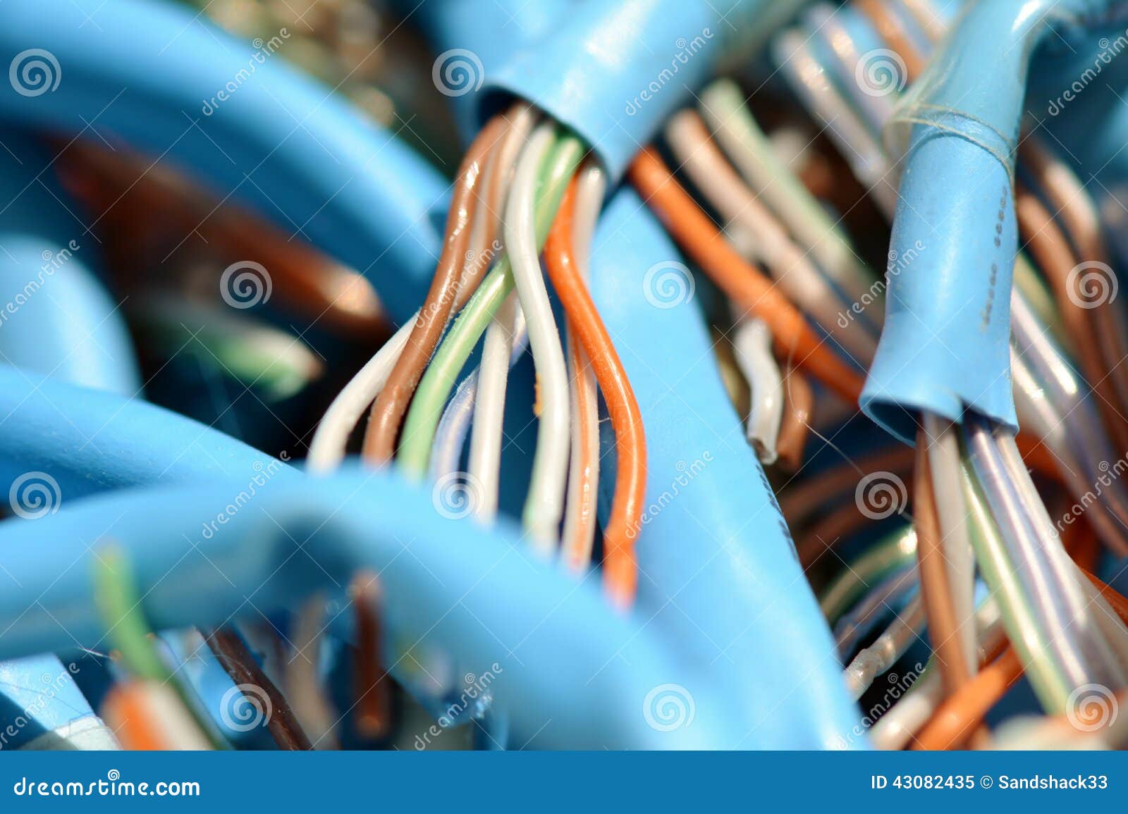 Data Network Cables/Wires stock image. Image of industry - 43082435