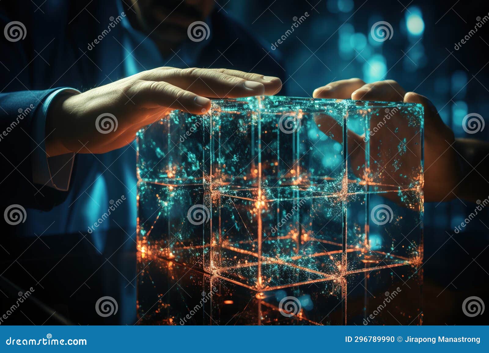 Data Network Connect , Blockchain Technology, Futuristic Global ...