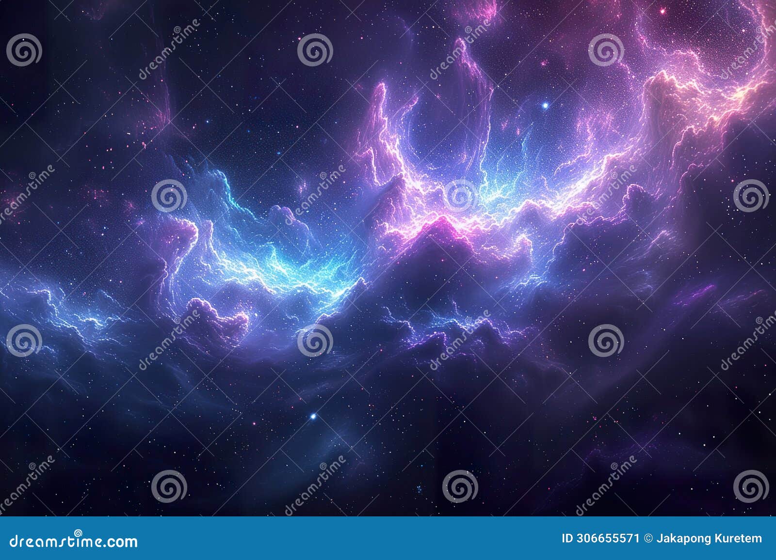 A Data Network of Cube, Connected a Small Neural Network. Stock Image ...