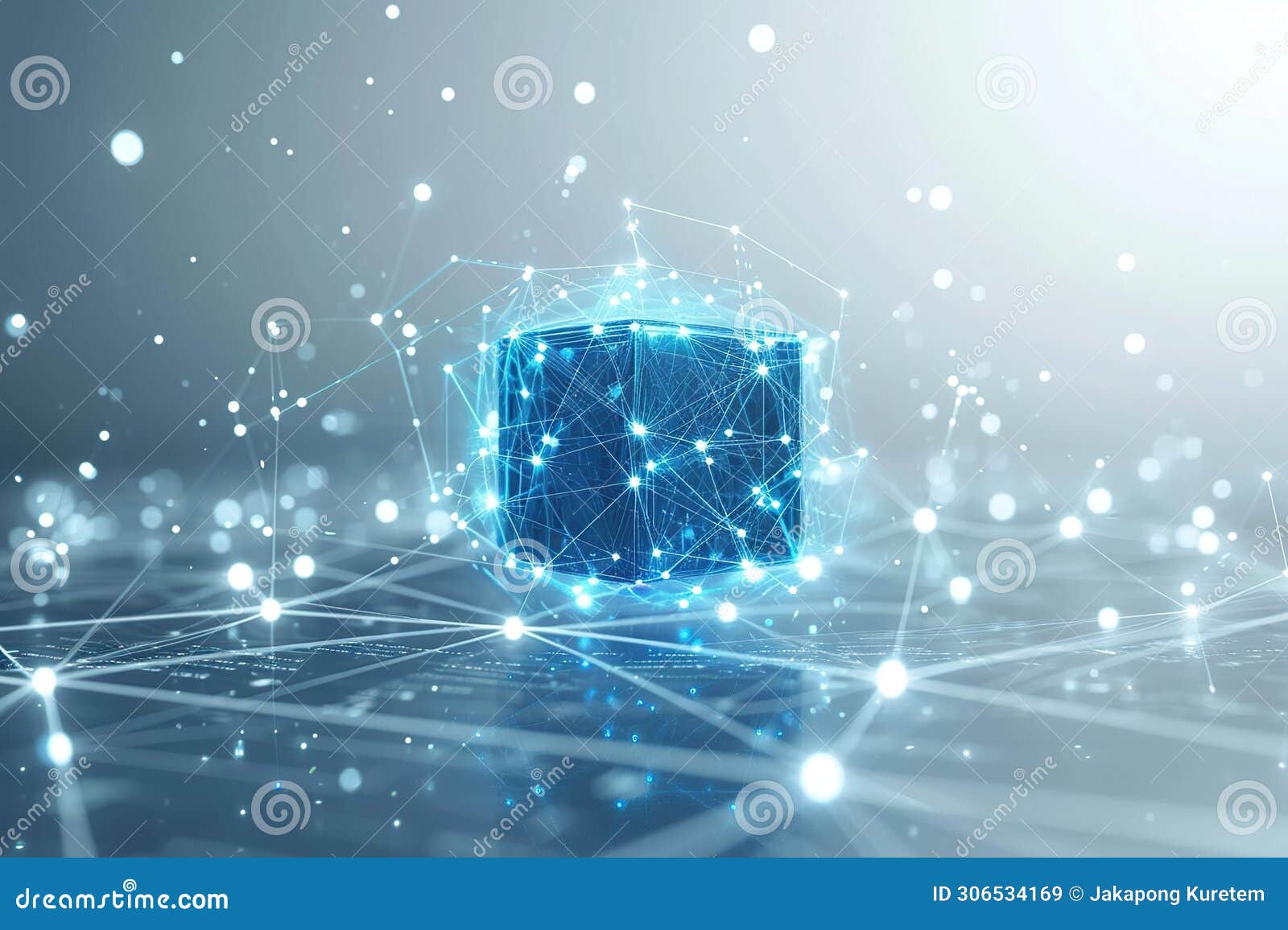 A Data Network Of Cube Connected A Small Neural Network Stock