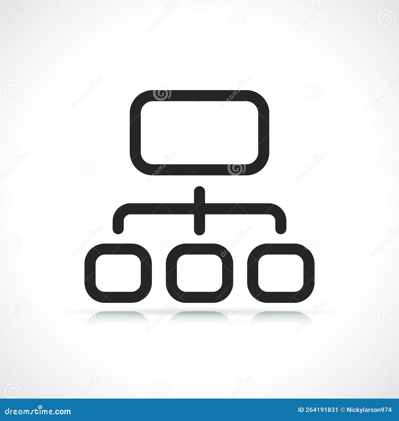 Data or network line icon stock vector. Illustration of network - 264191831