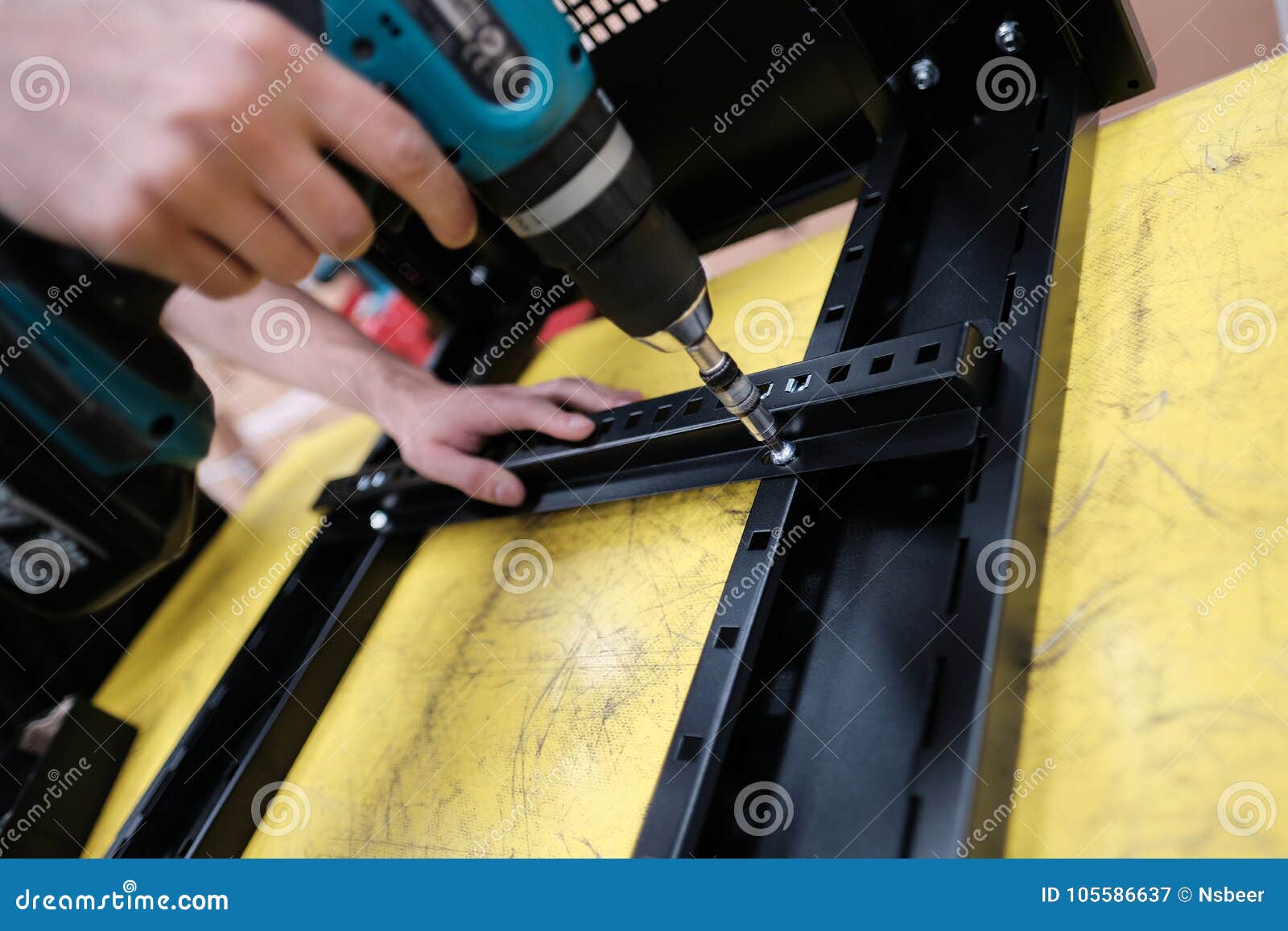 Data Communications Cabinet Manufacturing within a Production Facility ...