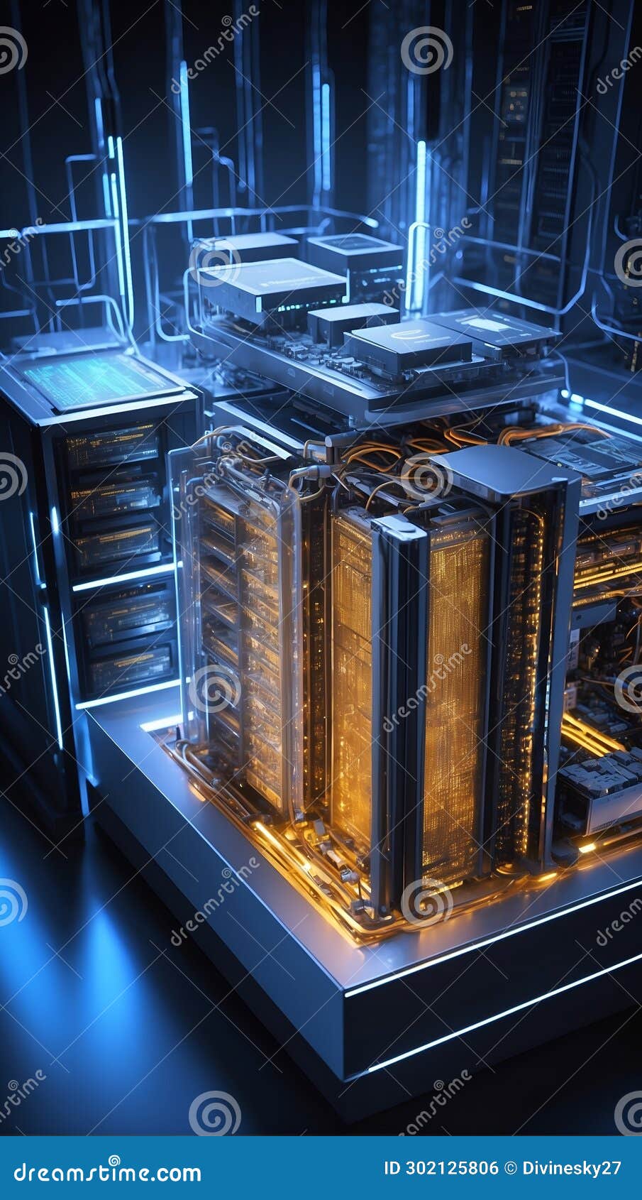 Data Nexus: QuantumQuotient S 3D Revelation. AI Generate Stock ... Data Nexus: QuantumQuotient S 3D Revelation. AI Generate Stock ...