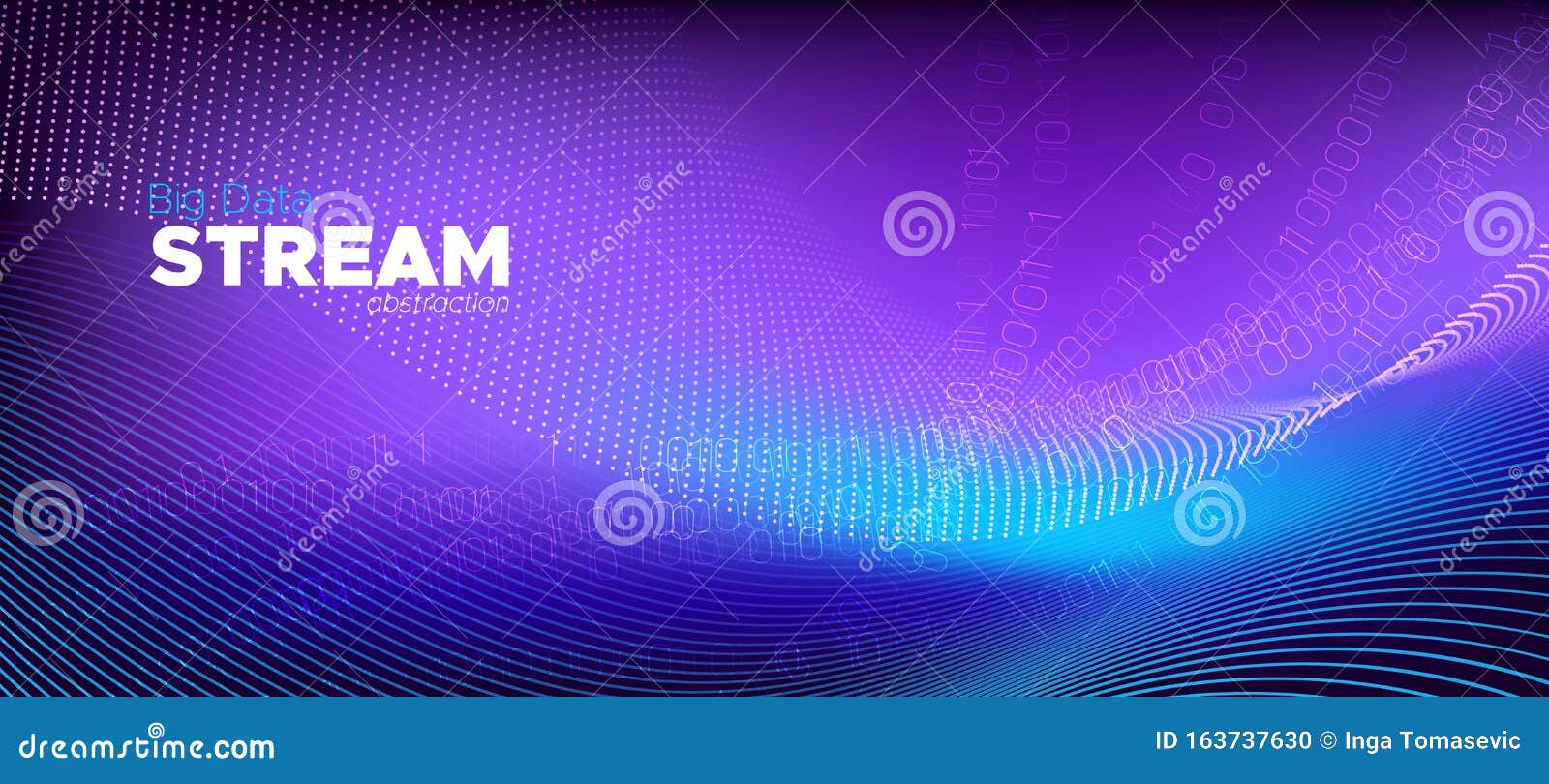 Data Numbers. Light Information Technology Stock Vector - Illustration ...