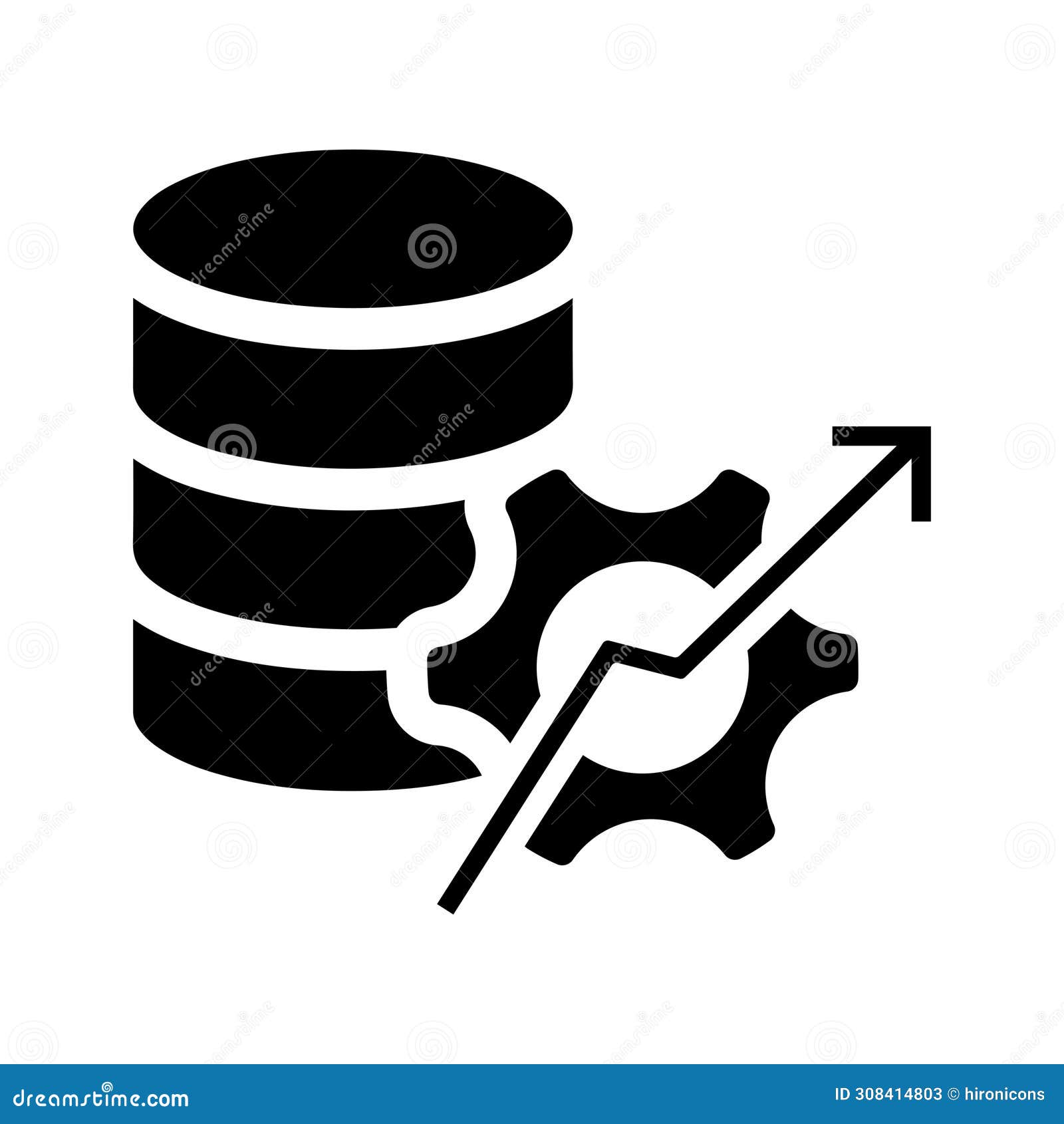 Data, Optimization, Indicator Icon Stock Illustration - Illustration of ...