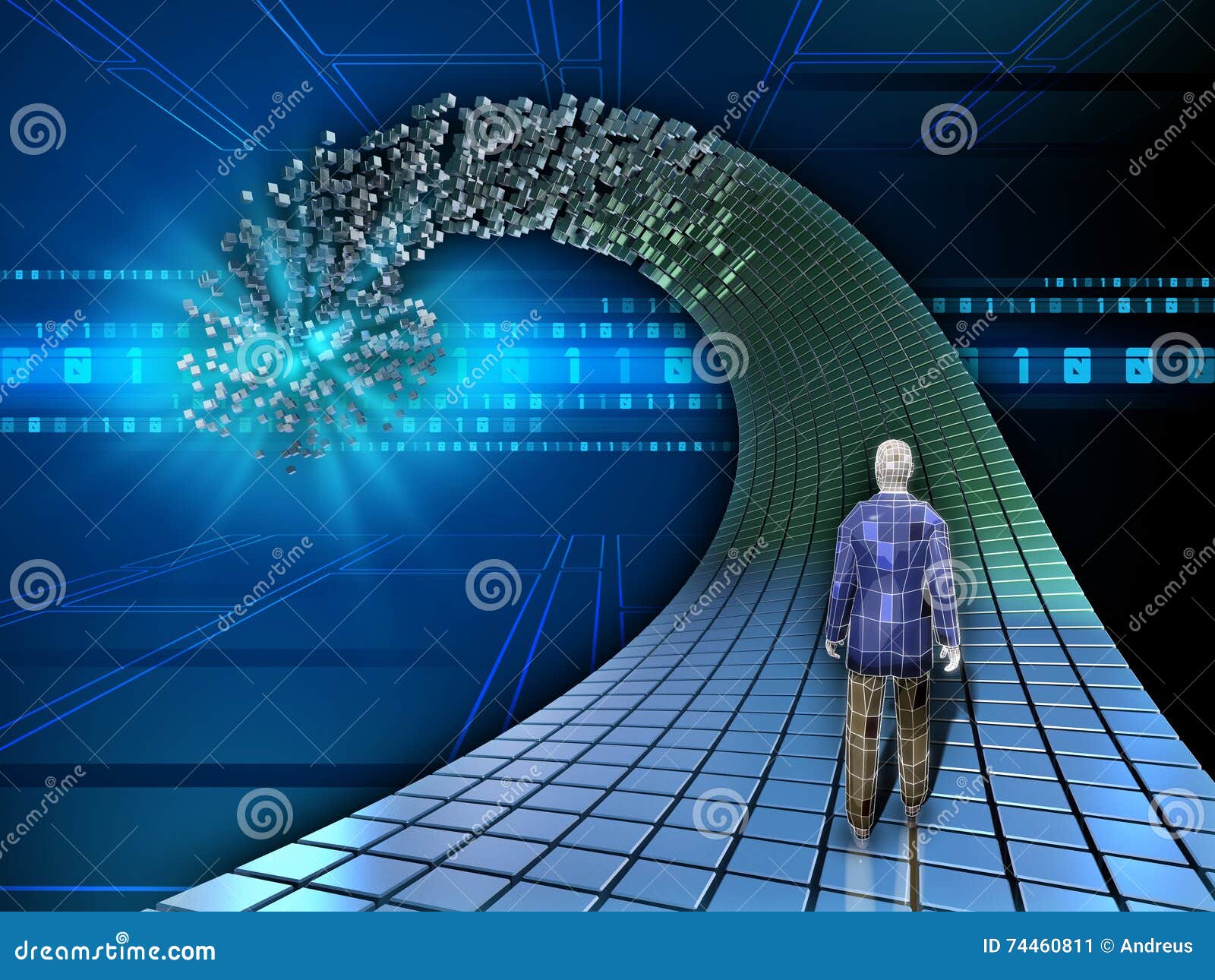 Data path stock illustration. Illustration of abstract - 74460811