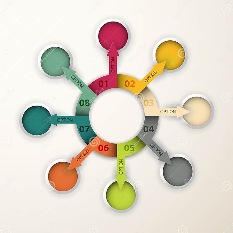 Data Pattern of Cyclical Processes, Stages Stock Vector - Illustration ...