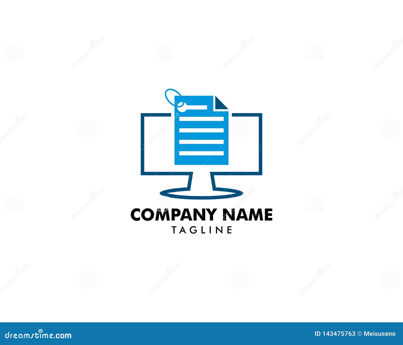 Data PC Computer Logo Design Template Stock Vector - Illustration of ...