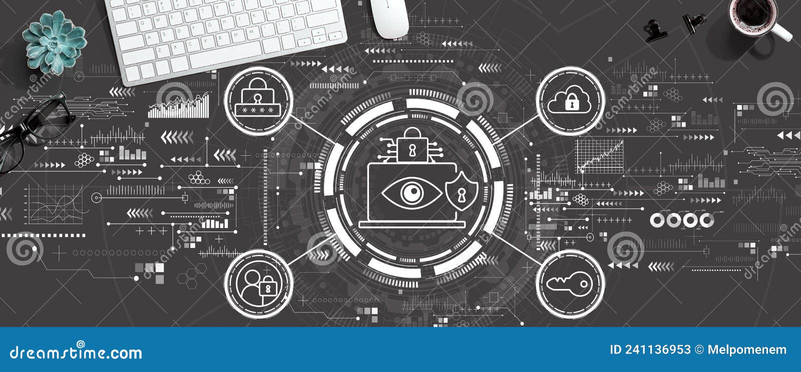 Data Privacy Concept with a Computer Keyboard Stock Image - Image of ...