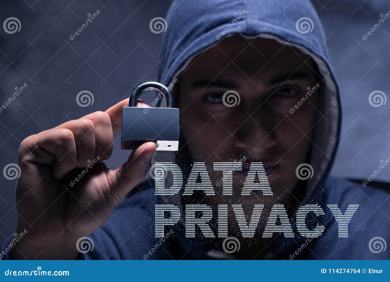 The Data Privacy Concept with Hacker Stealing Personal Information ...
