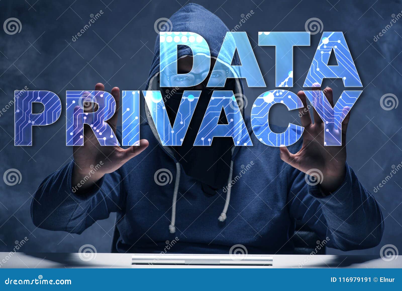 The Data Privacy Concept with Hacker Stealing Personal Information ...