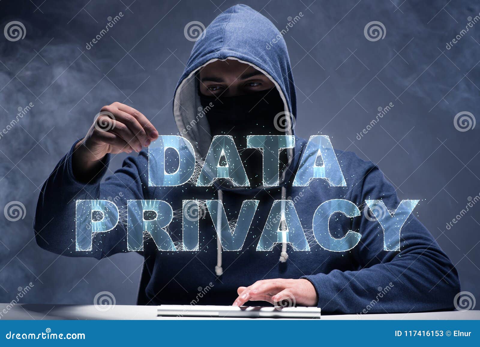 The Data Privacy Concept with Hacker Stealing Personal Information ...