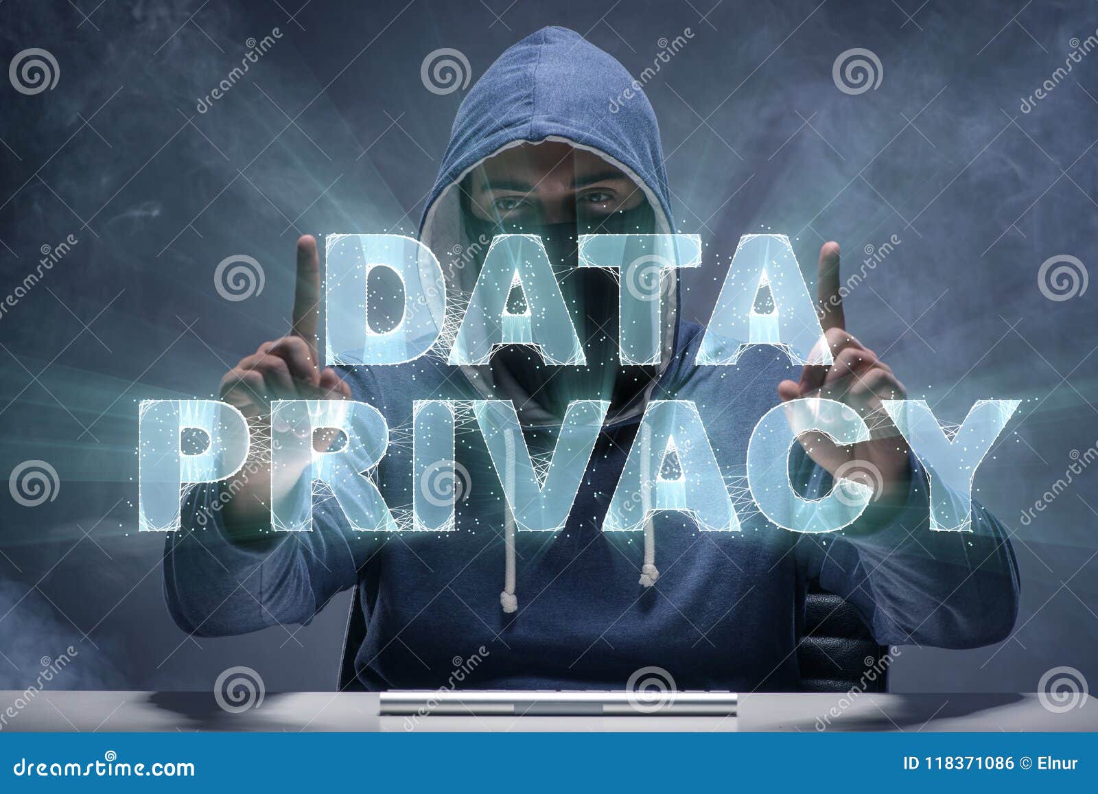 The Data Privacy Concept with Hacker Stealing Personal Information ...