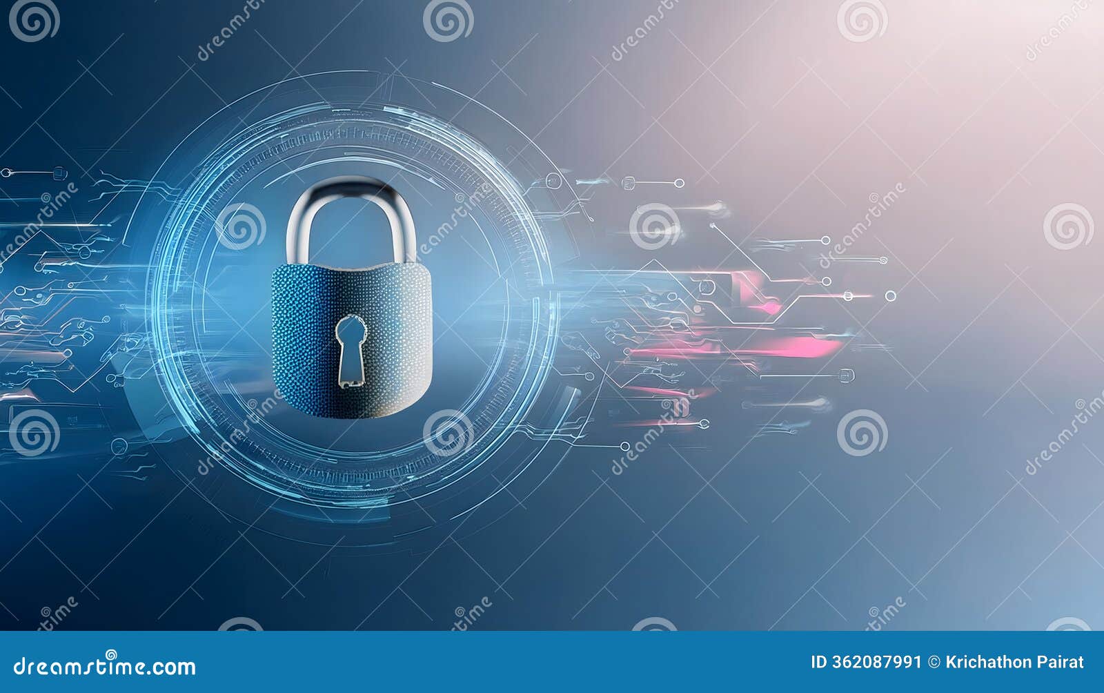 Data Privacy Laws Visualized with Locks and Codes, Digital Background ...