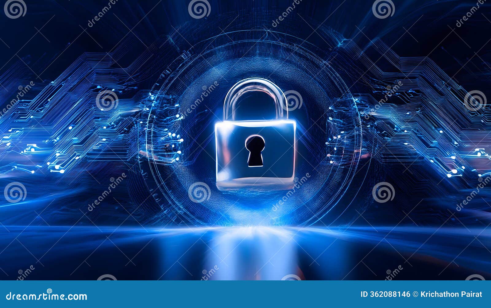 Data Privacy Laws Visualized with Locks and Codes, Digital Background ...