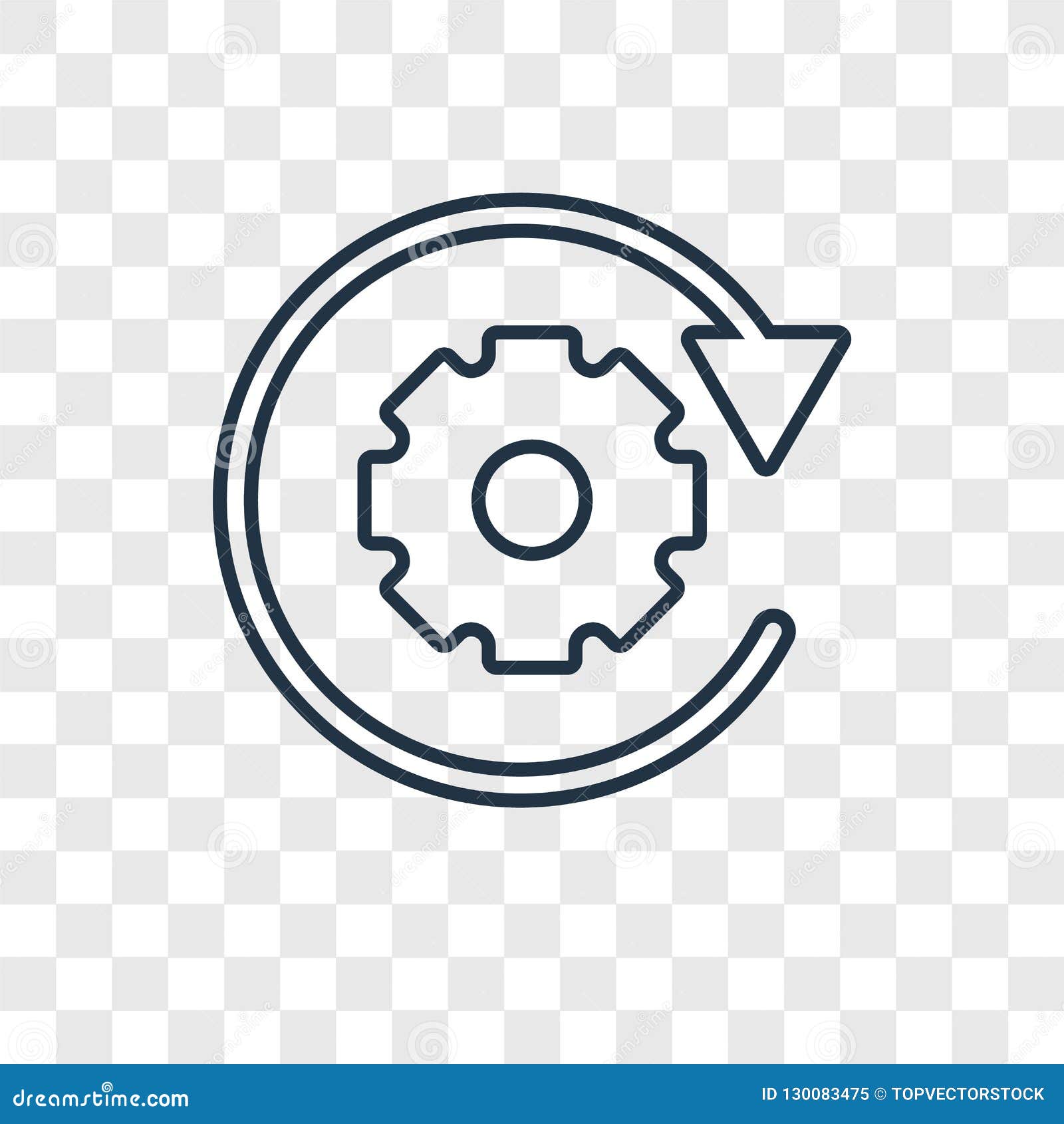 Data Processing Concept Vector Linear Icon Isolated on Transparent ... Data Processing Concept Vector Linear Icon Isolated on Transparent ...