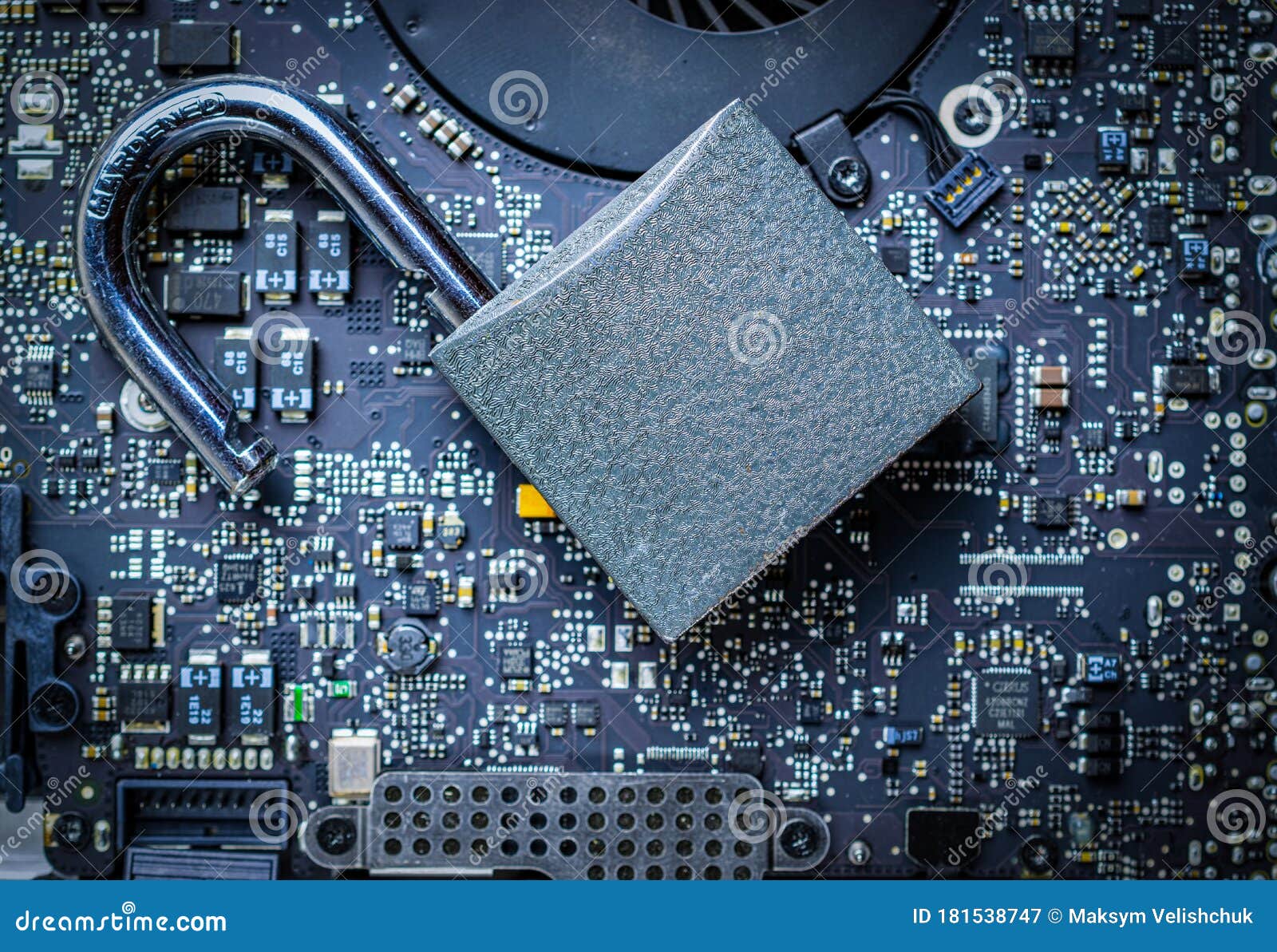 Data Protecting Security Concept. Computer Internet Protection with ...