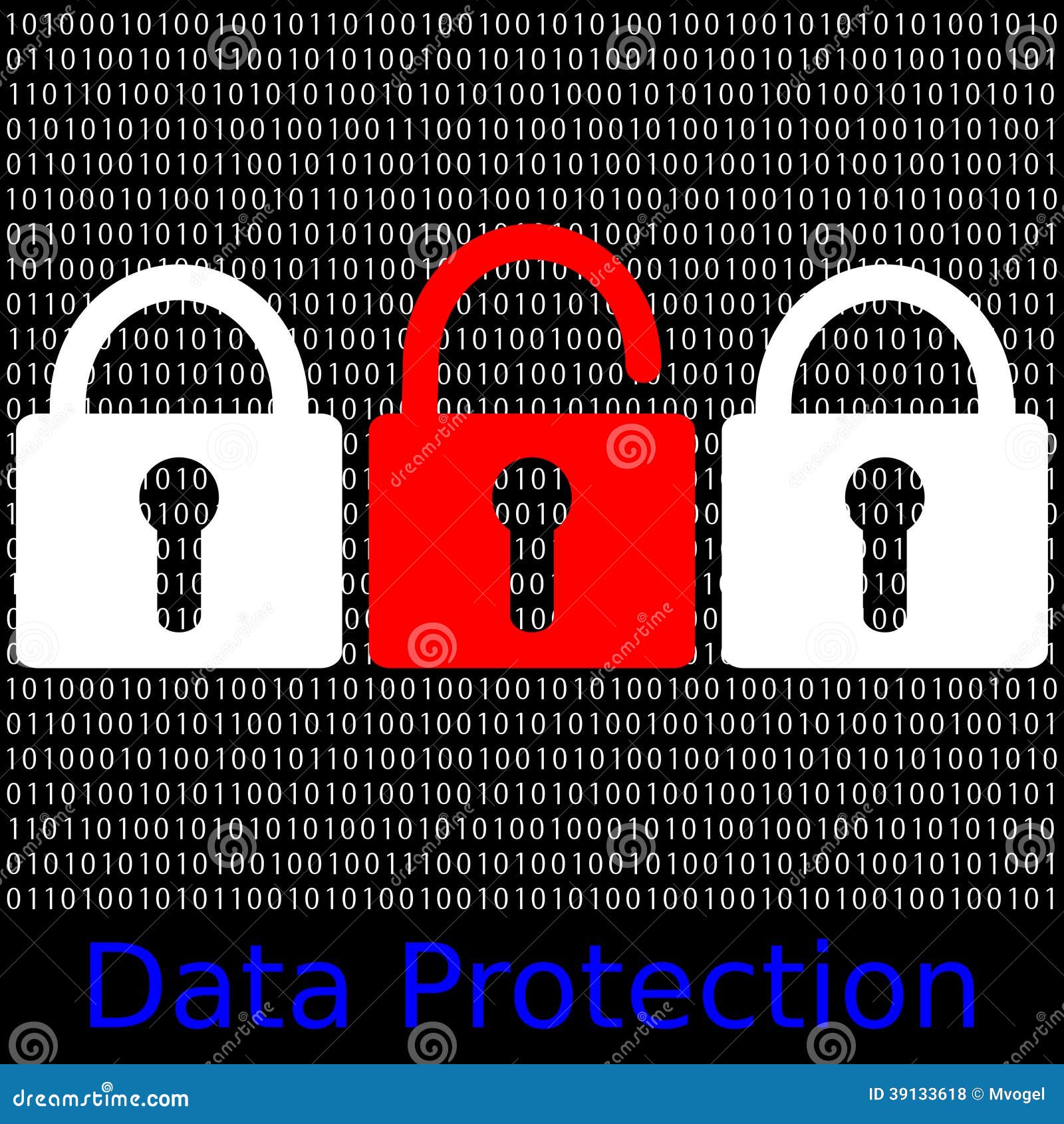 Data Protection stock vector. Illustration of wallpaper - 39133618