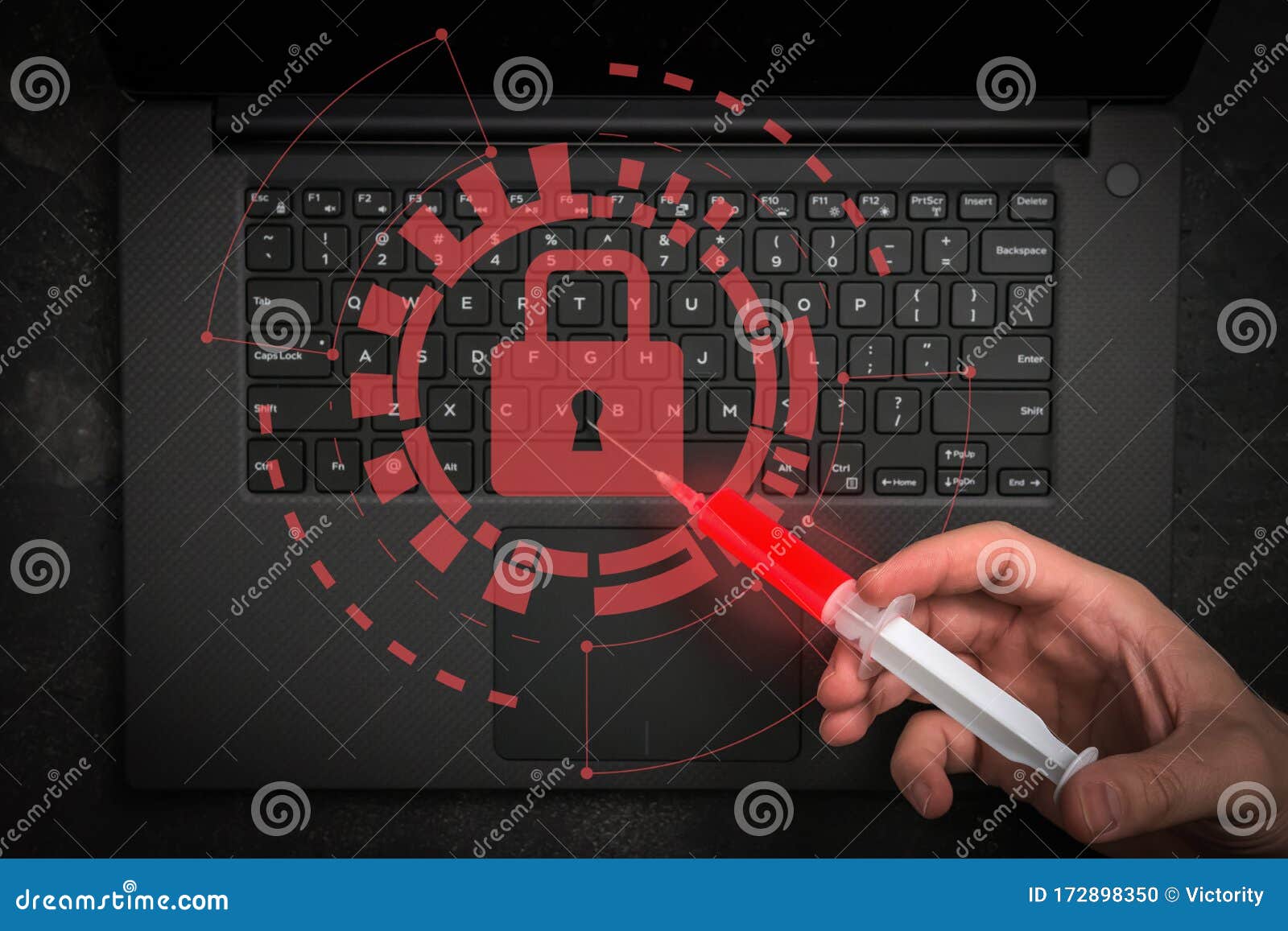 Data Protection Concept. Antivirus Digital Interface. Internet ...