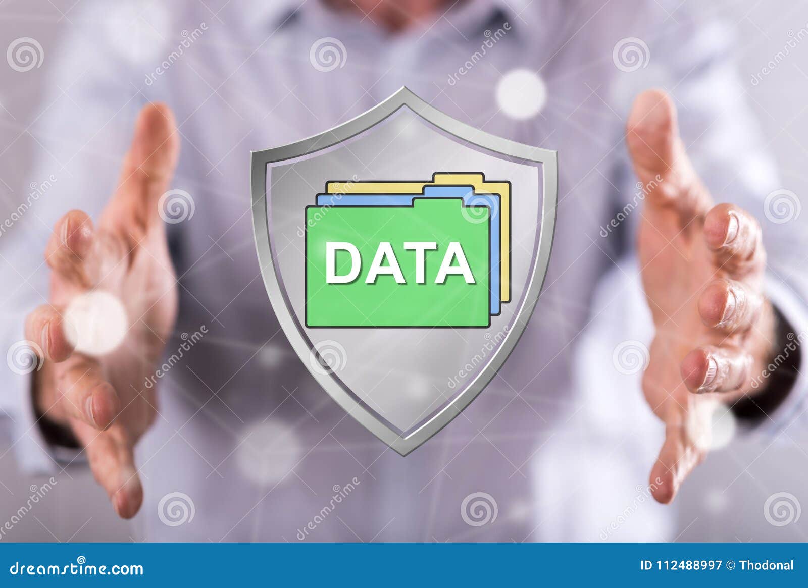 Concept of data protection stock image. Image of access - 112488997